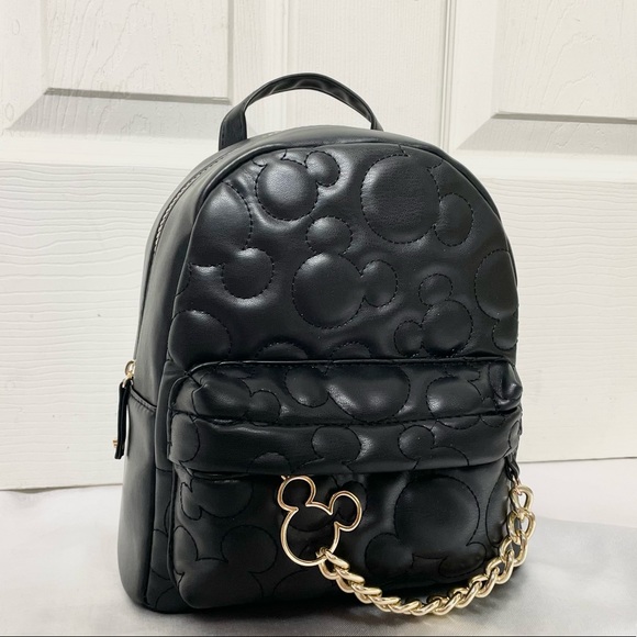 Primark | Bags | New Primark Backpack Disney Mickey Mouse Black Logo ...